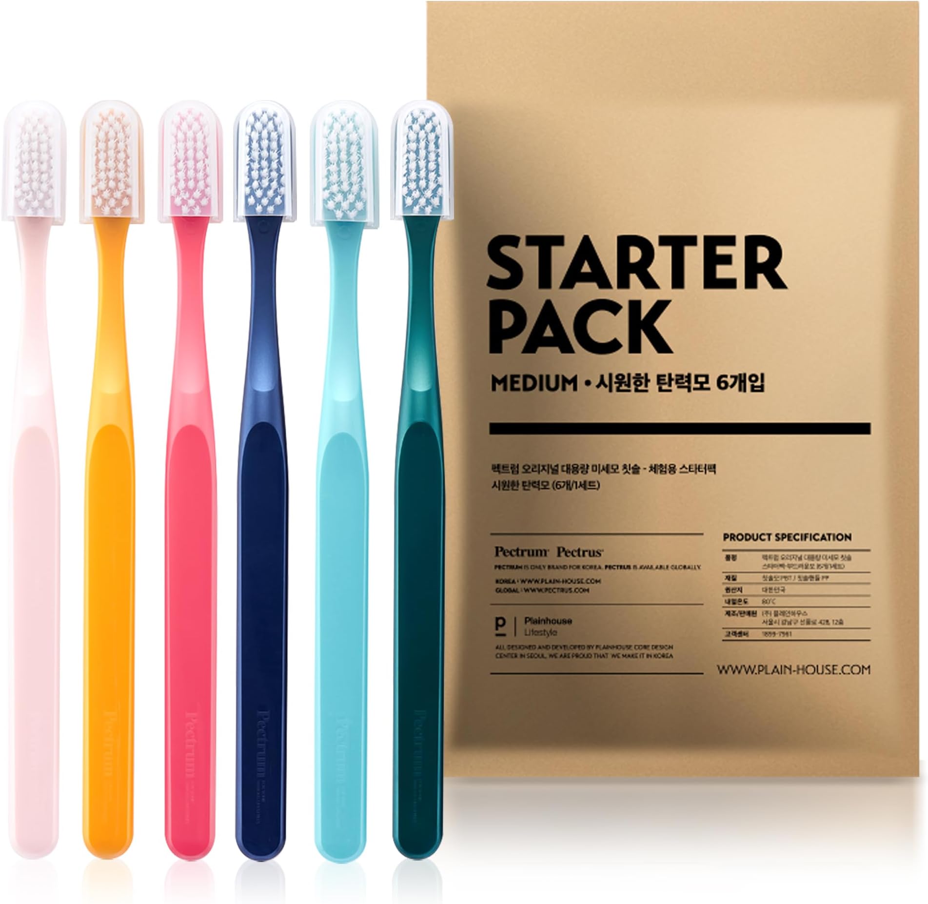 Amazon.com : [KENT] CLASSIC Medium Head Extra Soft Toothbrush ...