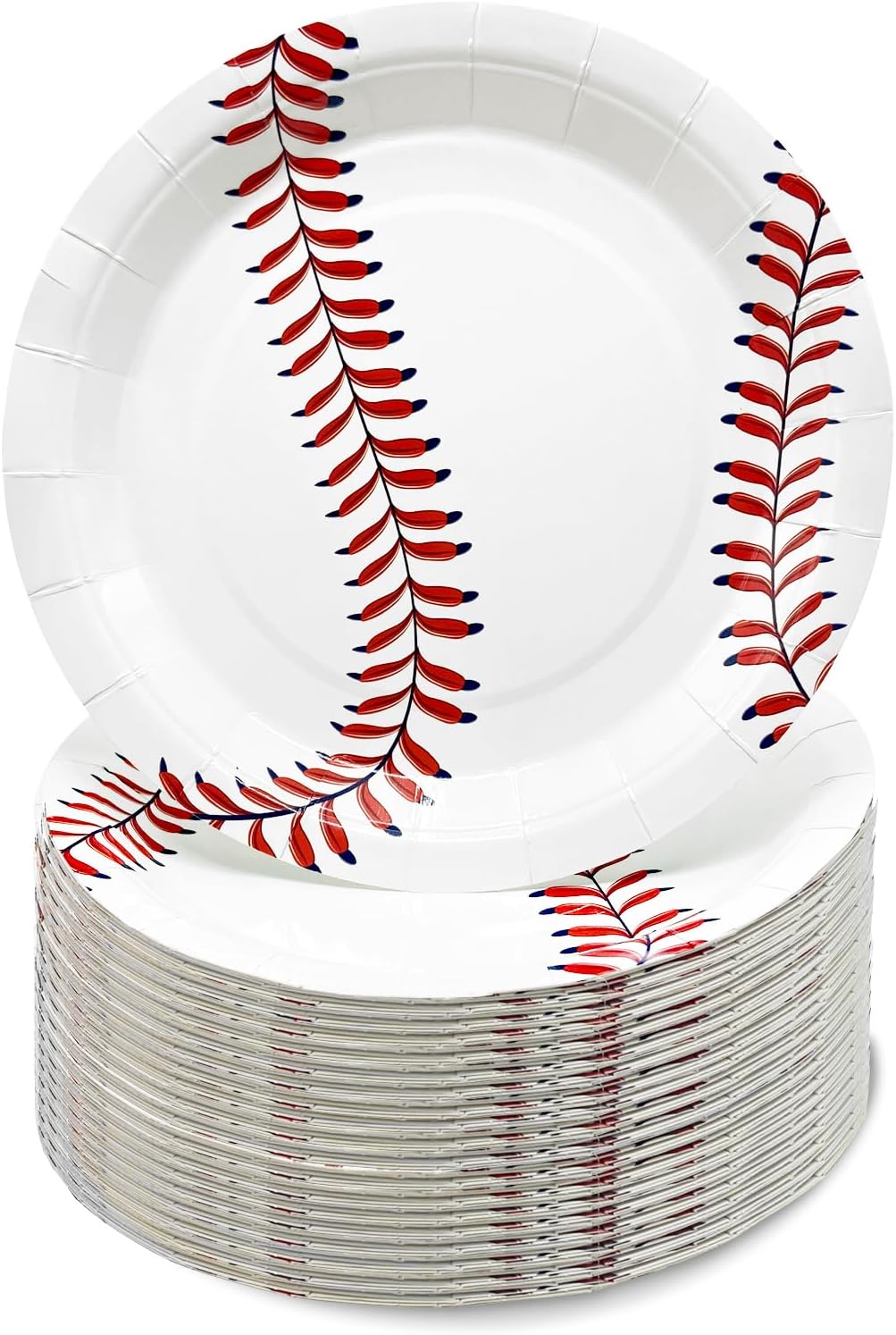 Amazon.com: Gandeer 80 Pcs Softball Paper Plates 7 Inch and 9 Inch ...