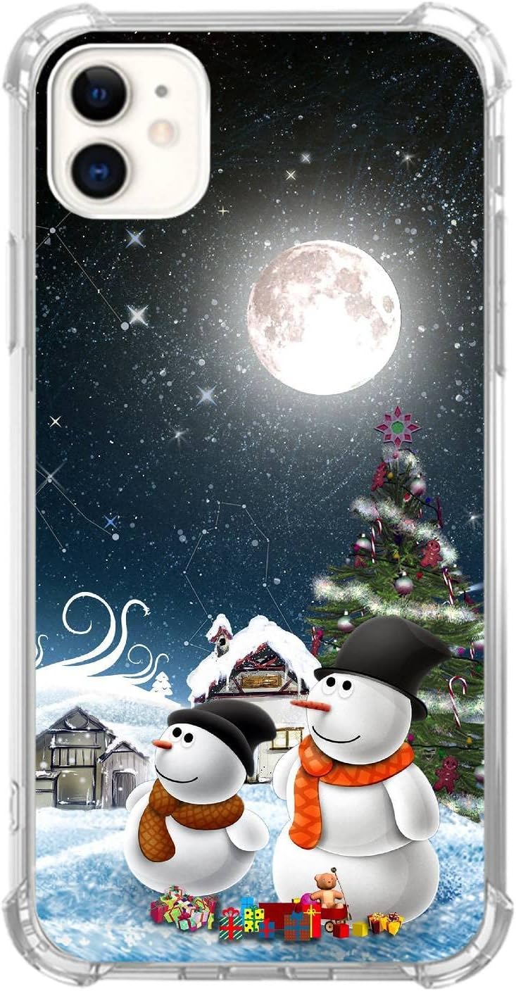 Amazon.com: coll helotk Christmas Winter Snowman Phone Case Compatible ...