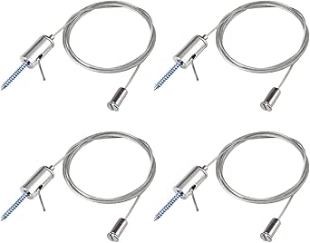Amazon.com: OTTFF 4 Pack 3.2 ft Light Suspension Cables Kit, Steel ...