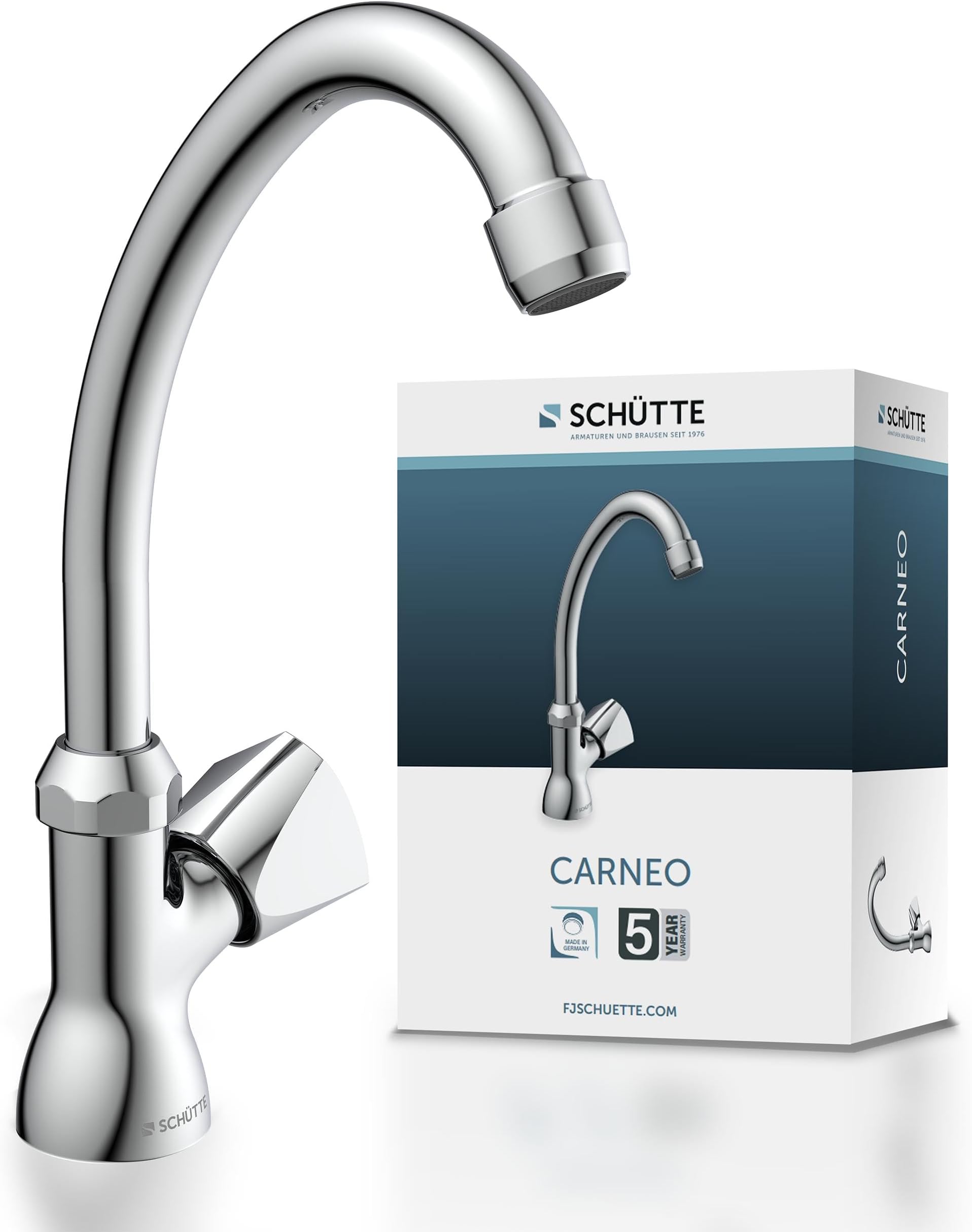 Auralum 360°drehbar Kaltwasser Wasserhahn Küchenarmatur ...