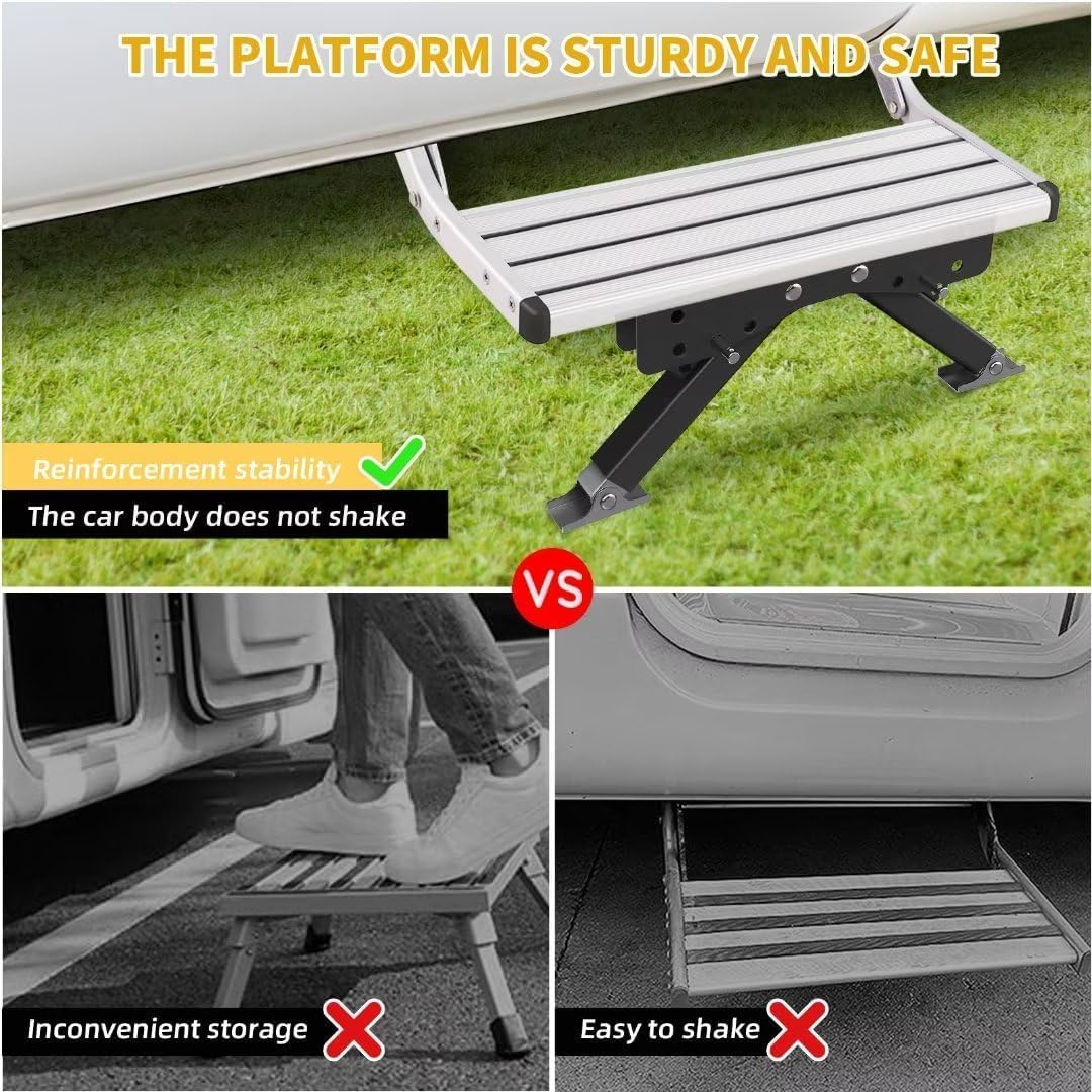YJDayy RV Step Stabilizer - RV Accessories for Travel Trailers and ...
