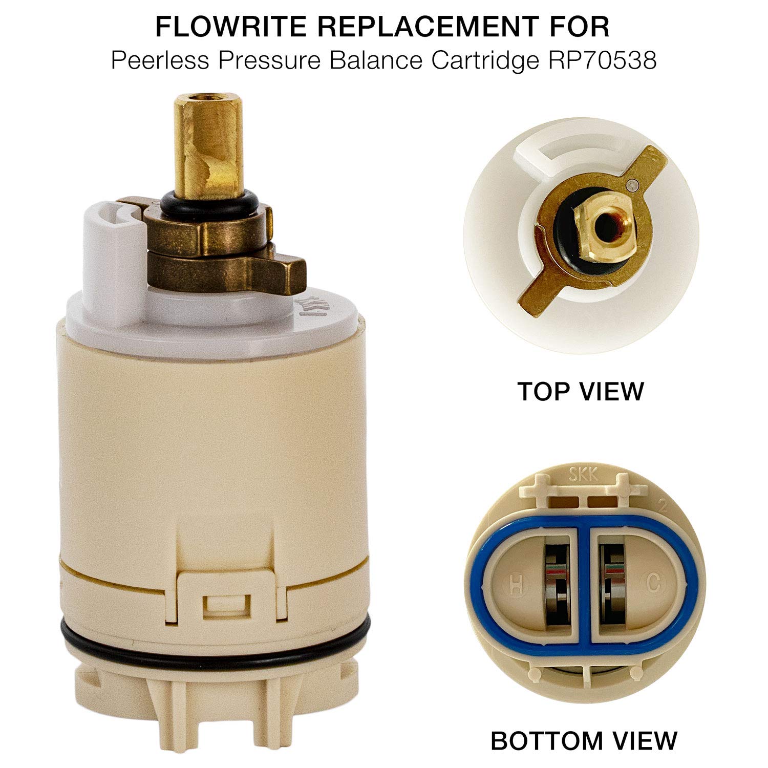 Snapklik.com : FlowRite RP70538 Replacement For Peerless Tub And Shower ...