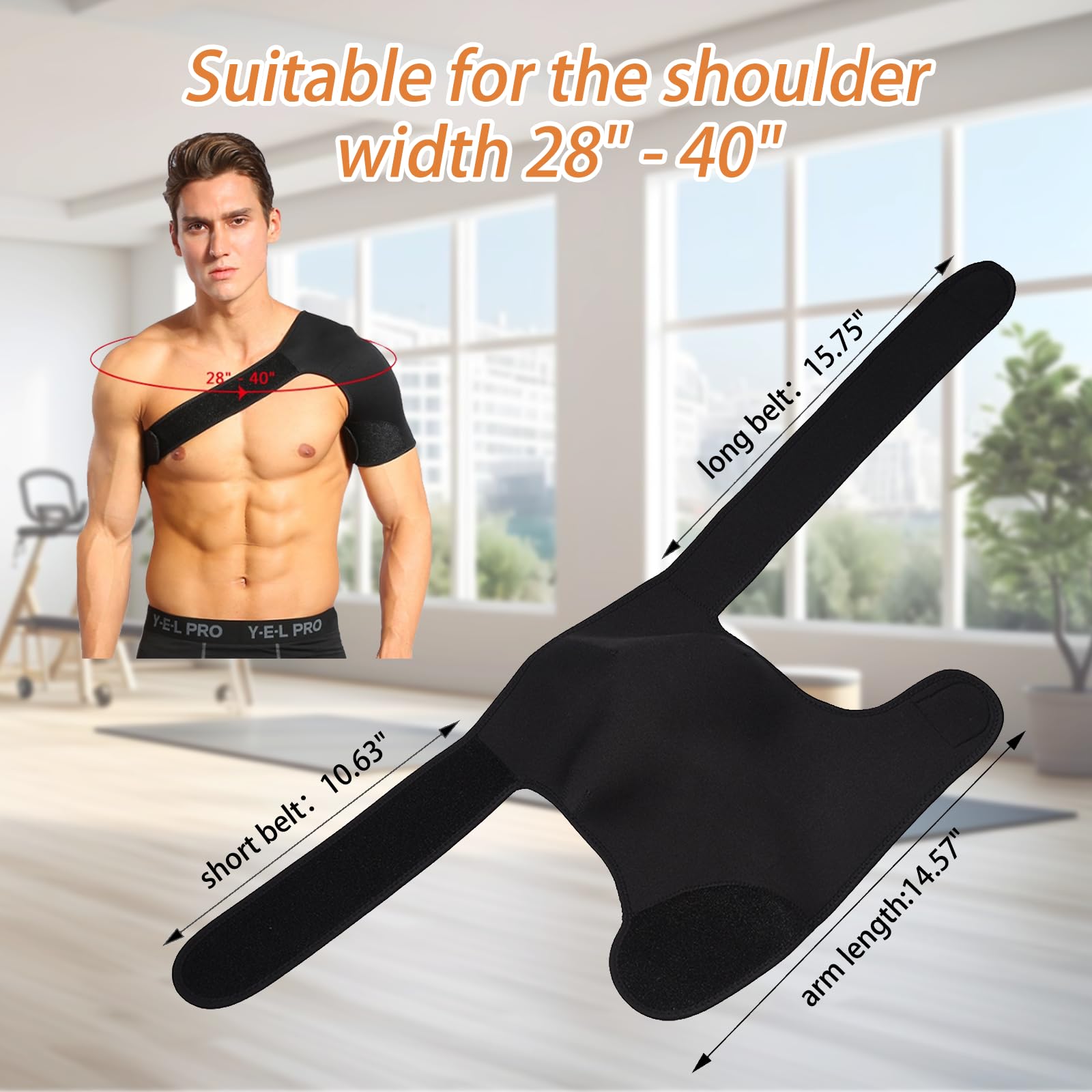Snapklik.com : Garqitwan Compression Brace, AC Joint Rotator Cuff Helps ...