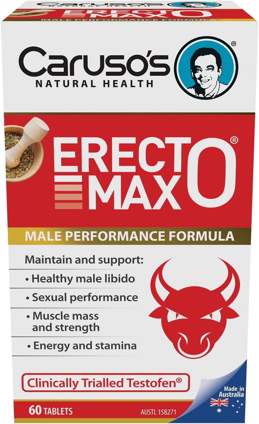 Caruso's Natural Health ErectOmax 60 Tablets : Amazon.com.au: Health ...