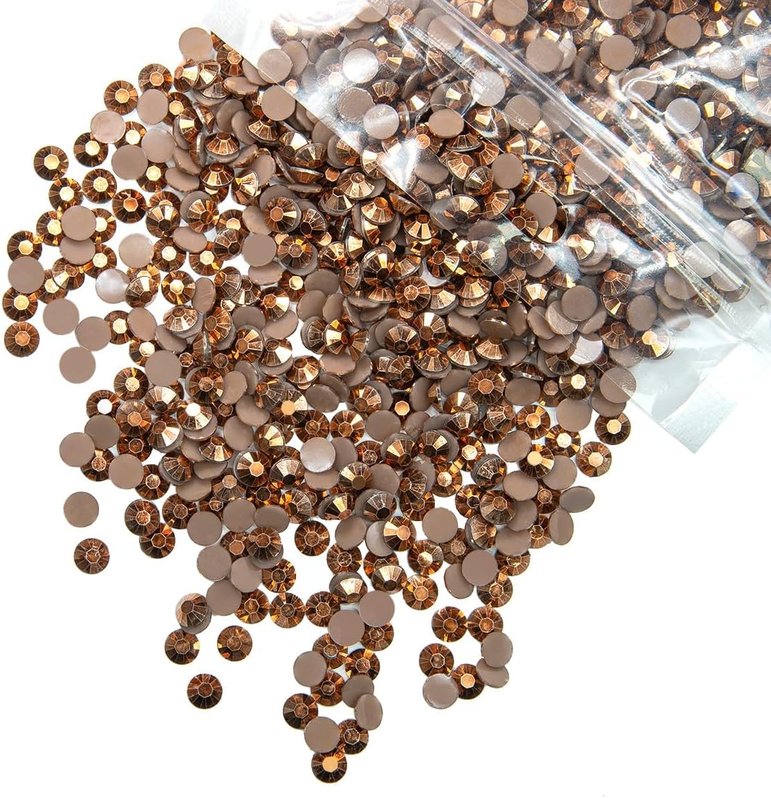 Amazon.com: qiipii 5300PCS 3mm Copper Resin Rhinestones for Crafts ...