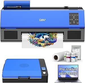 Amazon.com: DSV DTF Printer A3Pro Transfer Printing Machine with XP600 ...