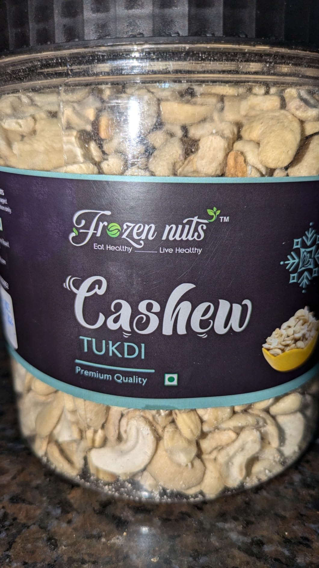 FROZEN NUTS Natural Premium Broken Cashew Nuts |Crunchy Cashew Tukdi ...