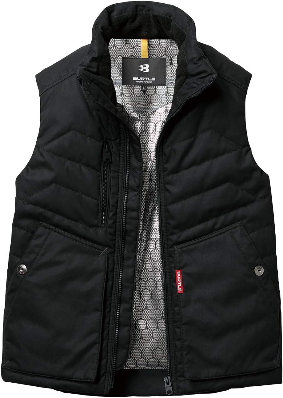Amazon | バートル（BURTLE） 5264 防寒ベスト（ユニセックス） 3L 35.ブラック | 作業服 通販