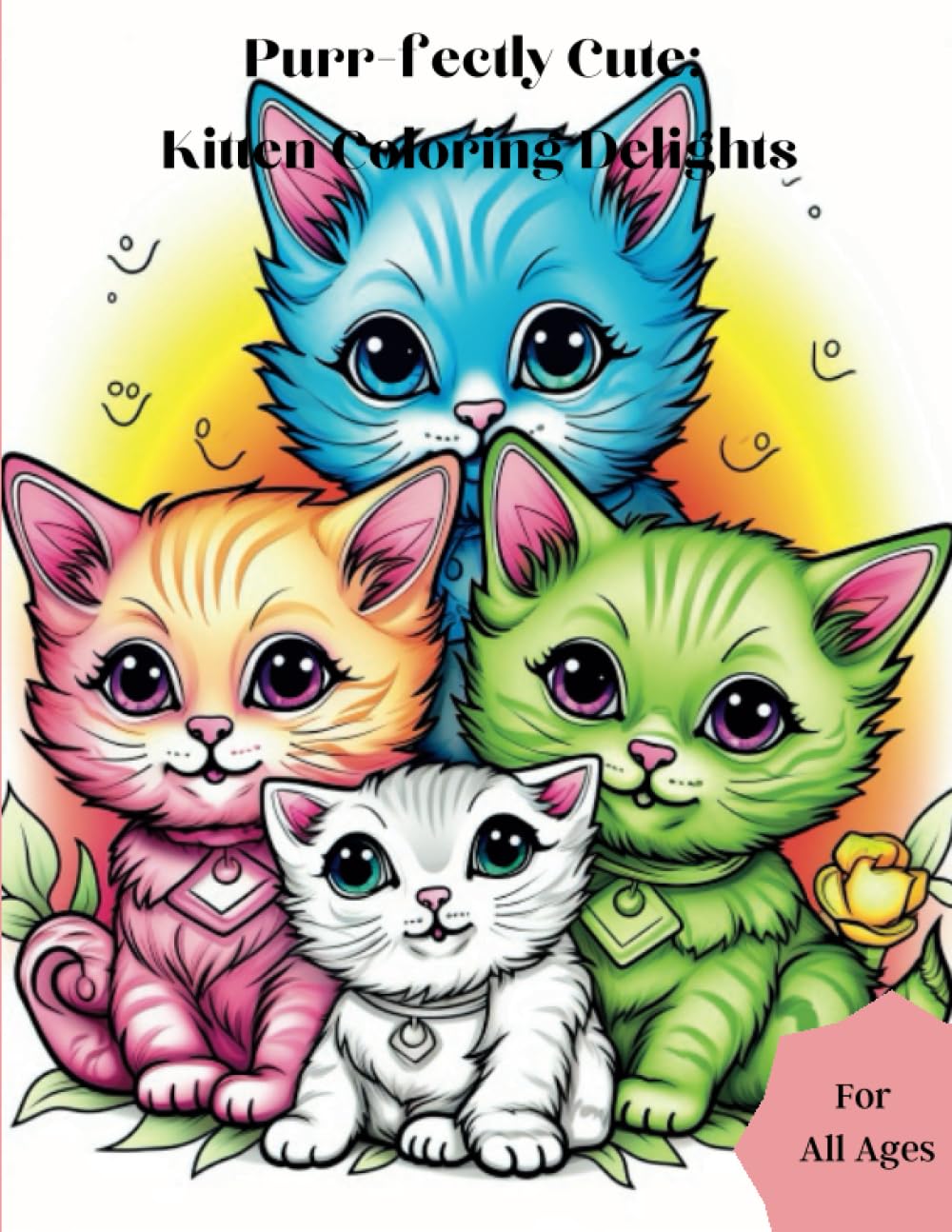 Amazon.com: Purr-fectly Cute: Kitten Coloring Delights: For All Ages ...