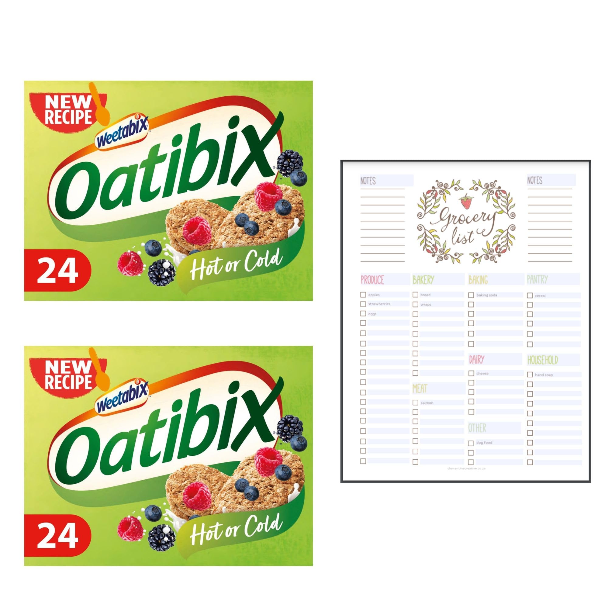 Wholegrain Oat Biscuits Bundle which Contains Weetabix Oatibix Cereal ...