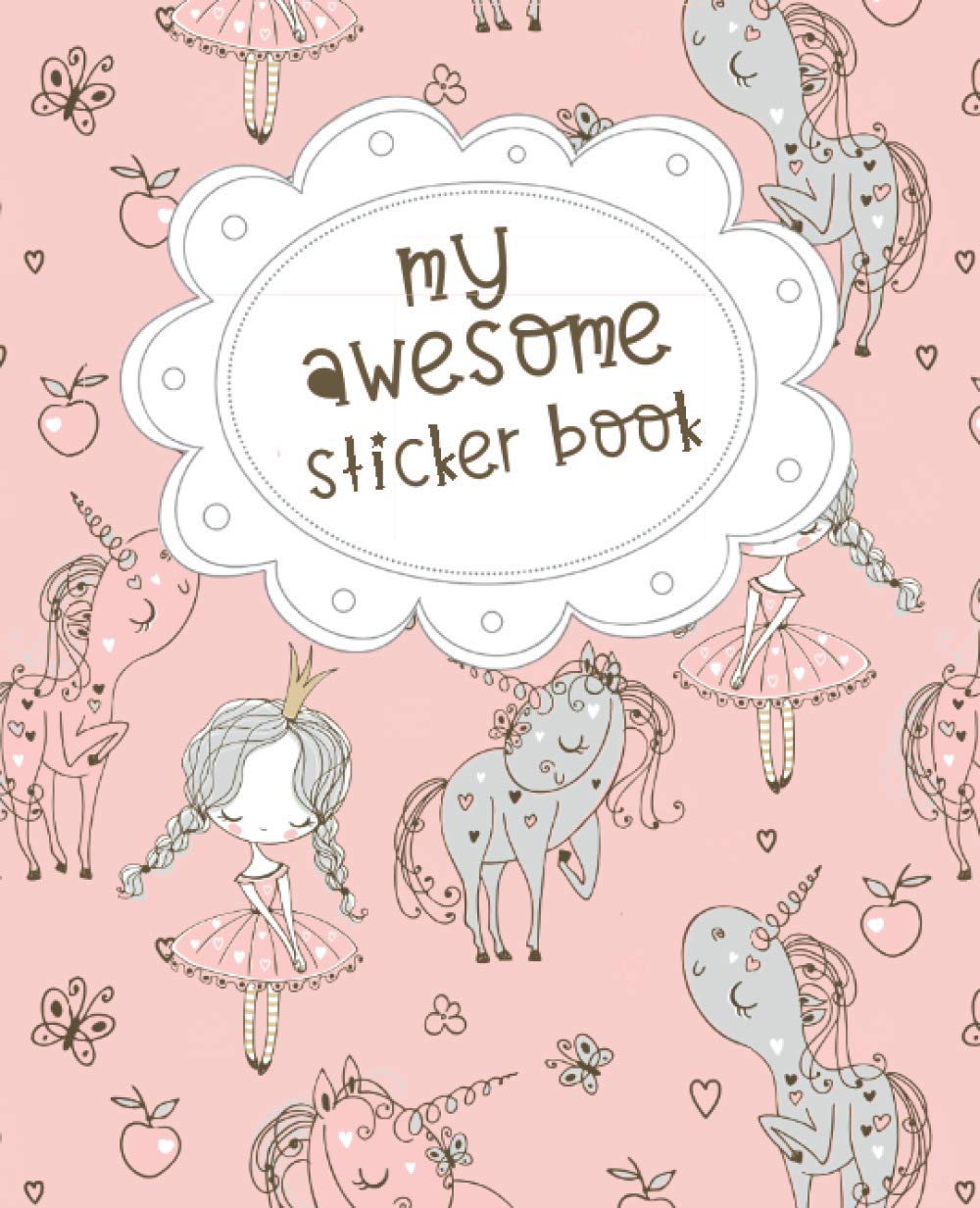 My Awesome Sticker Book: Blank Sticker Book for Collecting Stickers ...