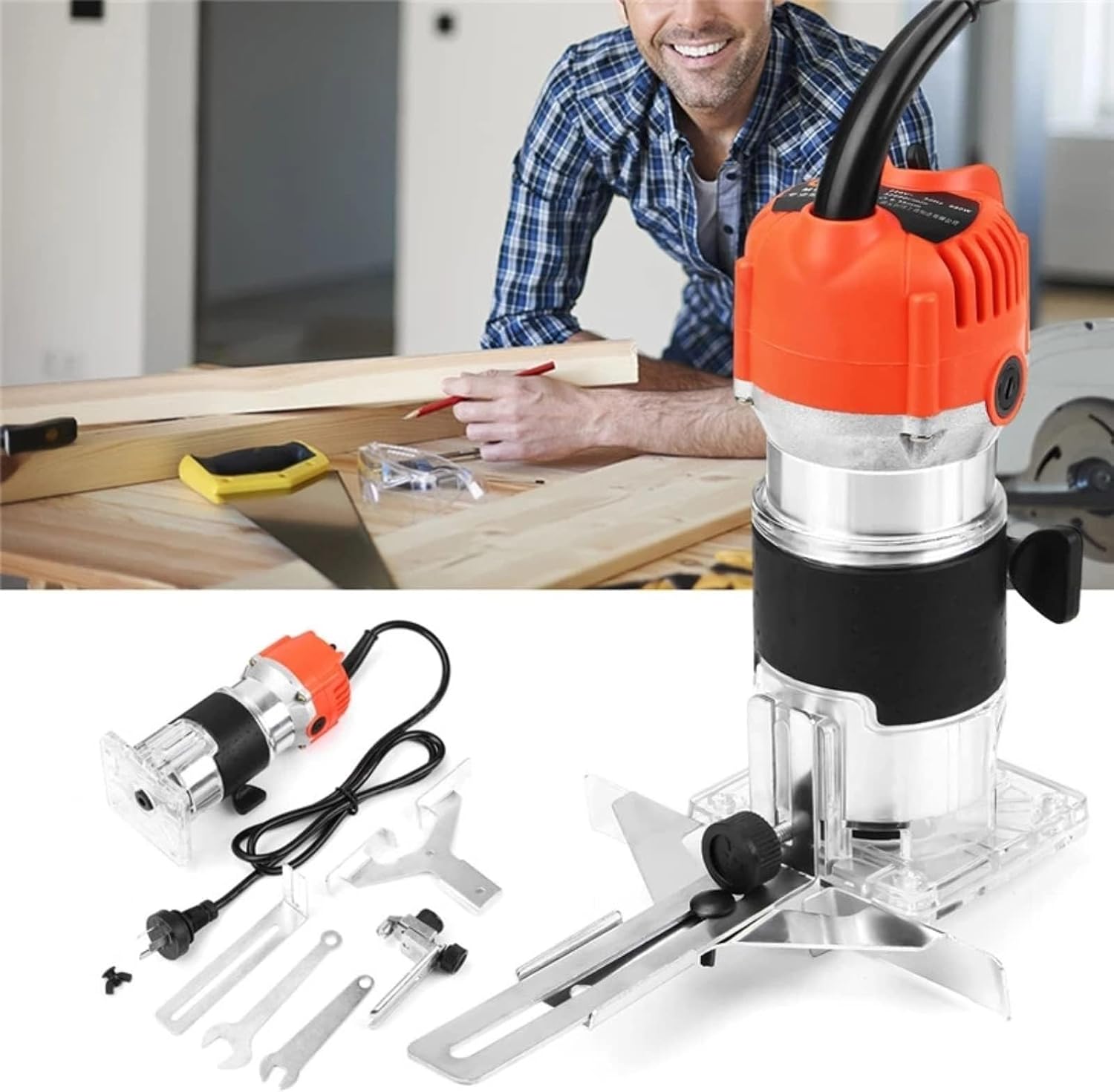 Fresadora de madera, 220 V, fresadora vertical para madera, máquina ...