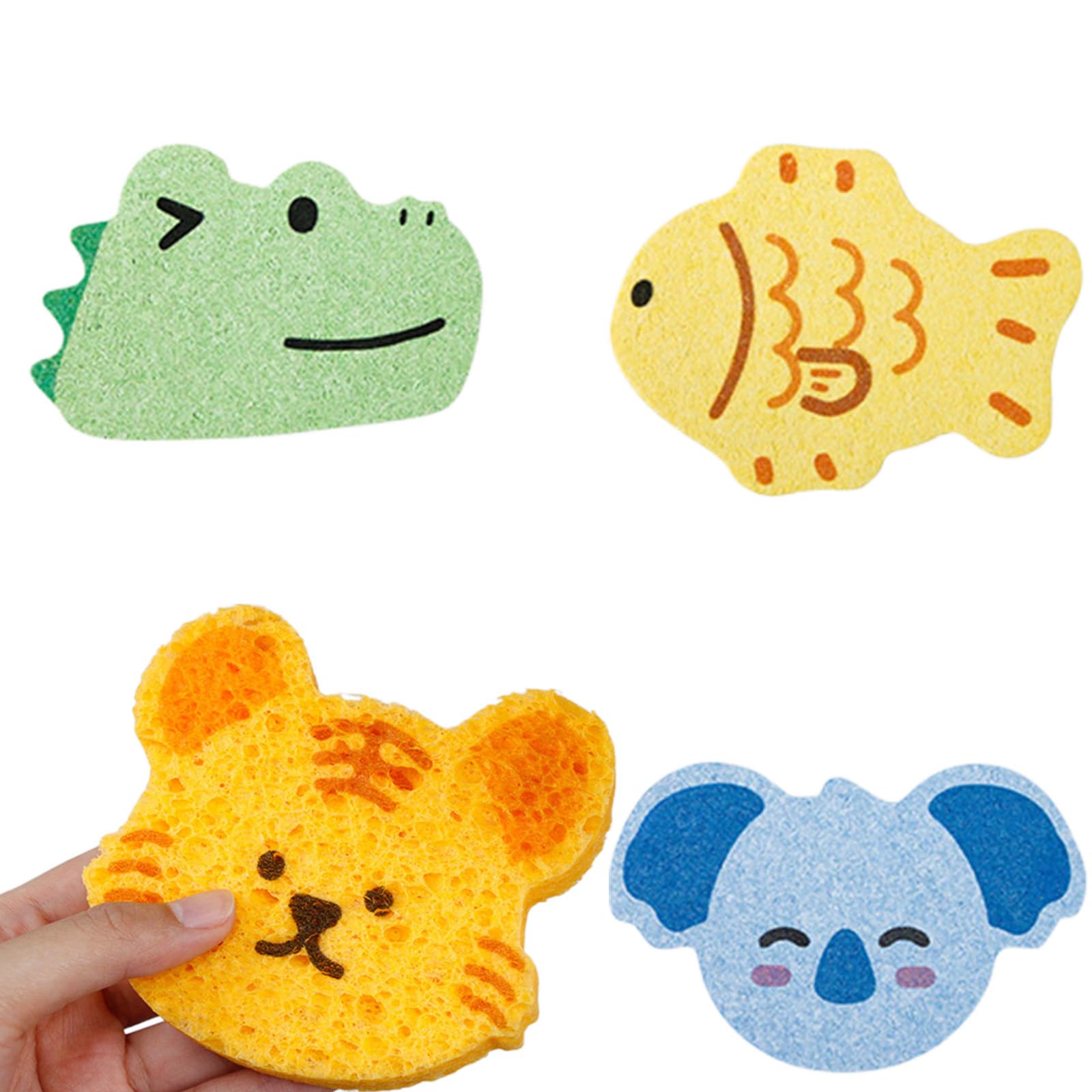 4 Pcs Bath Sponge,Baby Sponges for Bath,Baby Bath Sponge,Bath Sponge ...