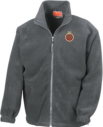 HMS Gleaner Embroidered logo - Official Royal Navy Full Zip Fleece By ...