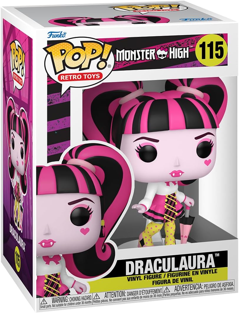 Amazon.com: Funko POP! Vinyl: Monster High - Draculaura - Collectable ...