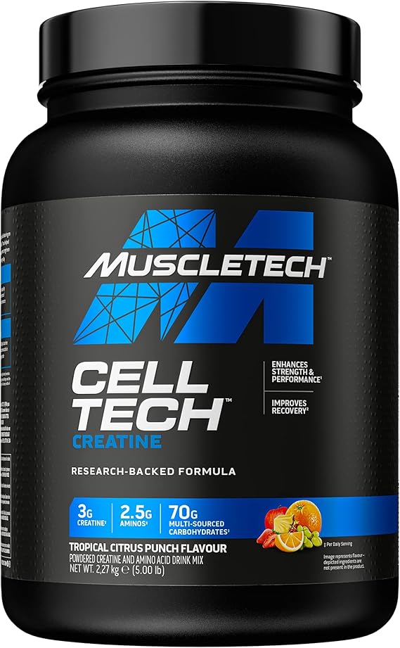 MuscleTech CellTech Creatine Monohydrate Powder, Post Workout Recovery ...