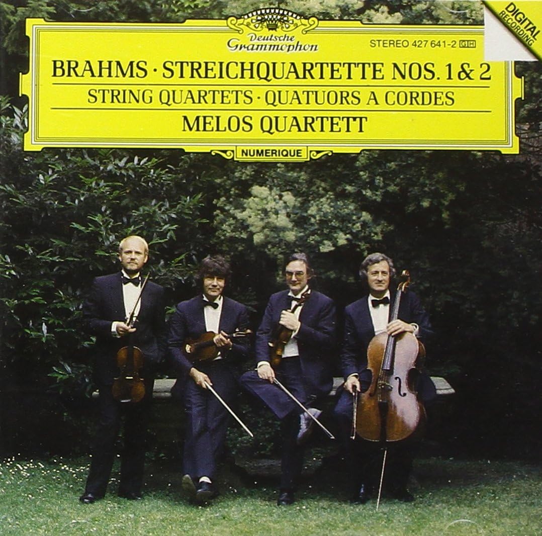 Brahms: String Quartets Nos.1 & 2 by Johannes Brahms, Melos Quartett: Amazon.co.uk: CDs & Vinyl