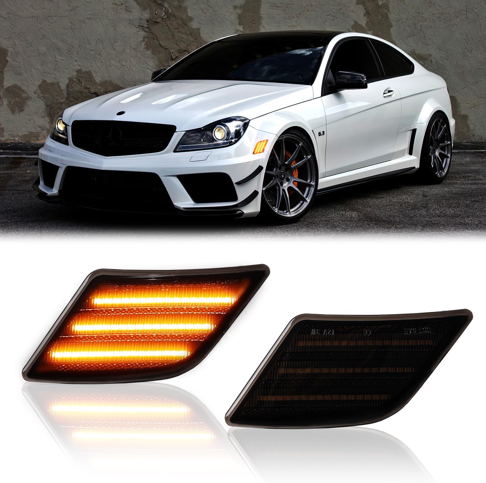 Amazon.com: Bestview LED Side Marker Lights Compatible with 2012-2014 ...