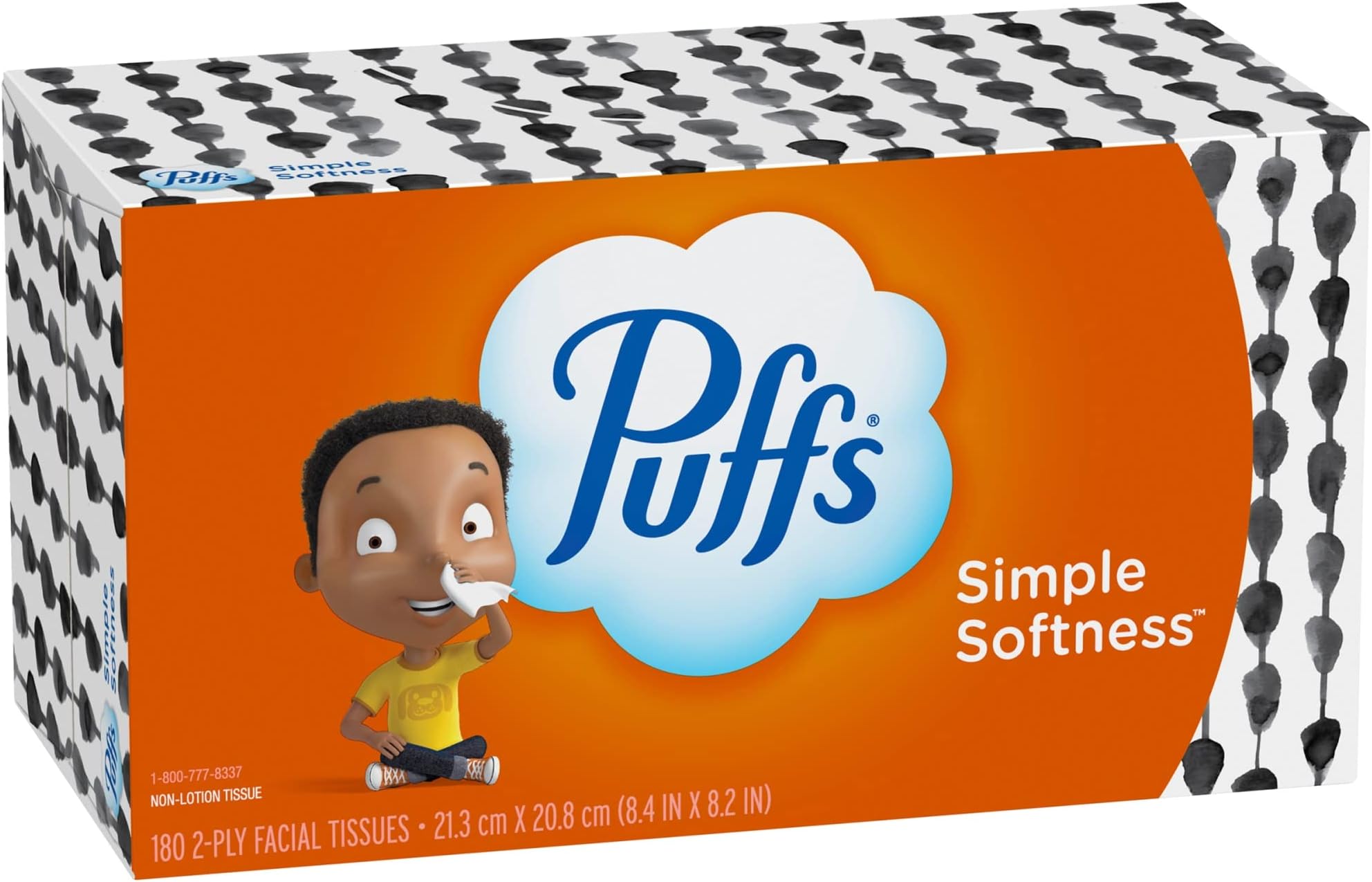 Amazon.com: Puff_s Everyday Non-Lotion Facial Tissues, 9 Family Boxes ...