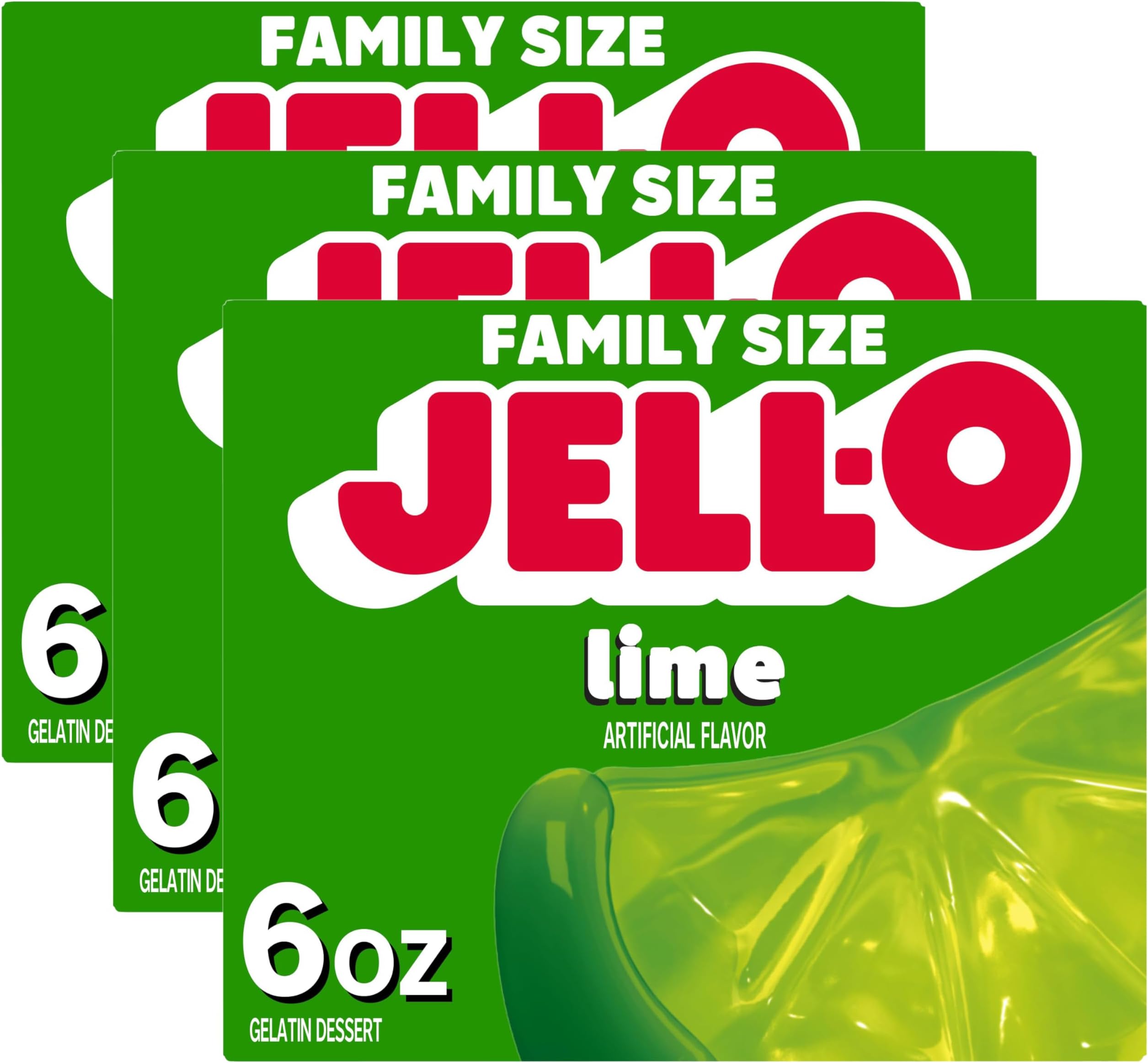 Amazon.com : Jell-O Lime Gelatin Dessert Mix (6 oz Box) (Pack of 3 ...