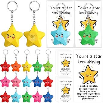 Amazon.com: Wavwavw 18 Set Motivational Inspirational Funny Star ...