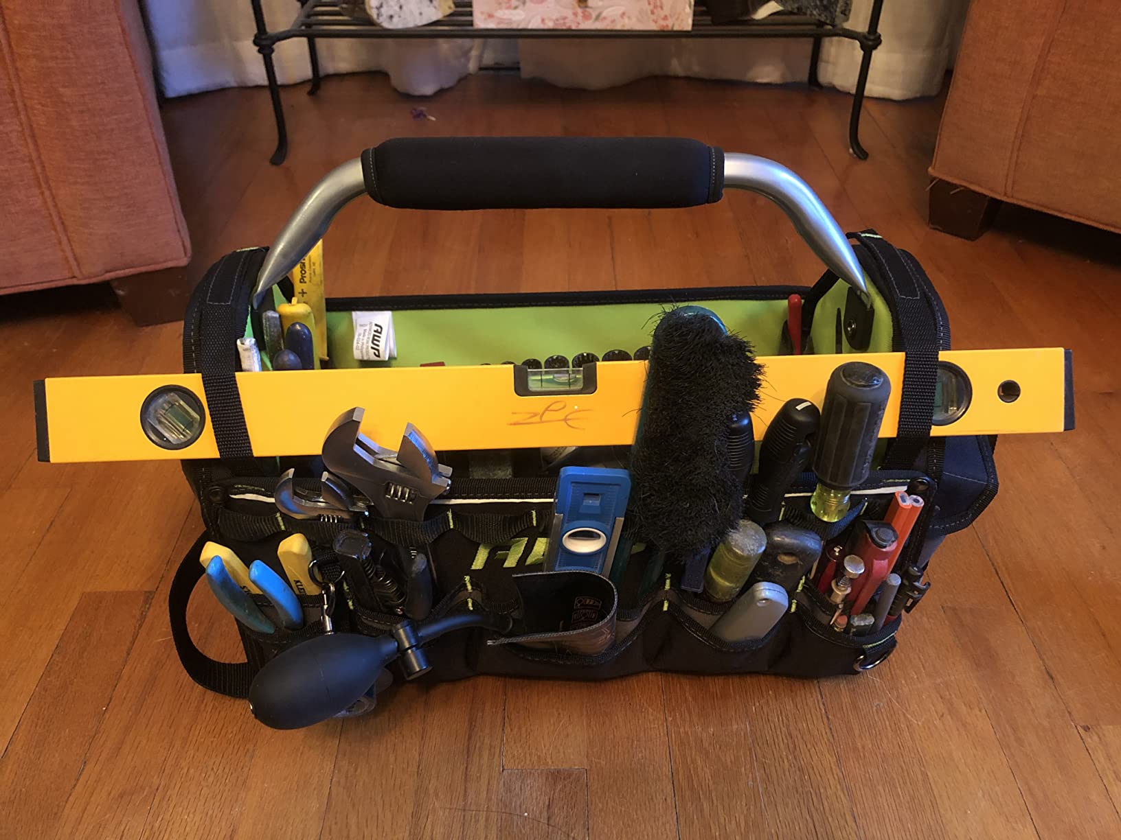 $9/mo - Finance AWP 18" Pro Tool Tote | Water Resistant Tool Bag with ...