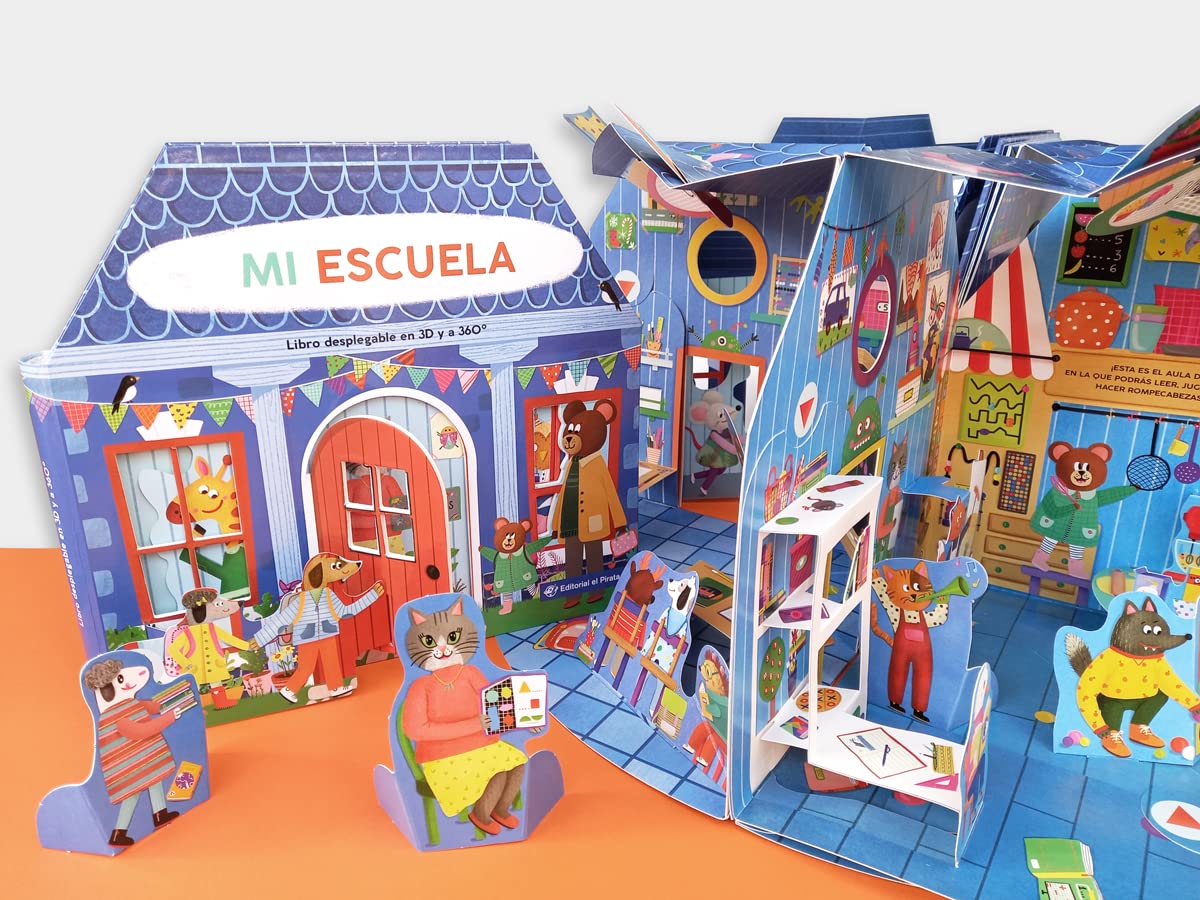 Mi escuela (Spanish Edition): Gkoutzouri, Anna: 9788418664861: Amazon ...