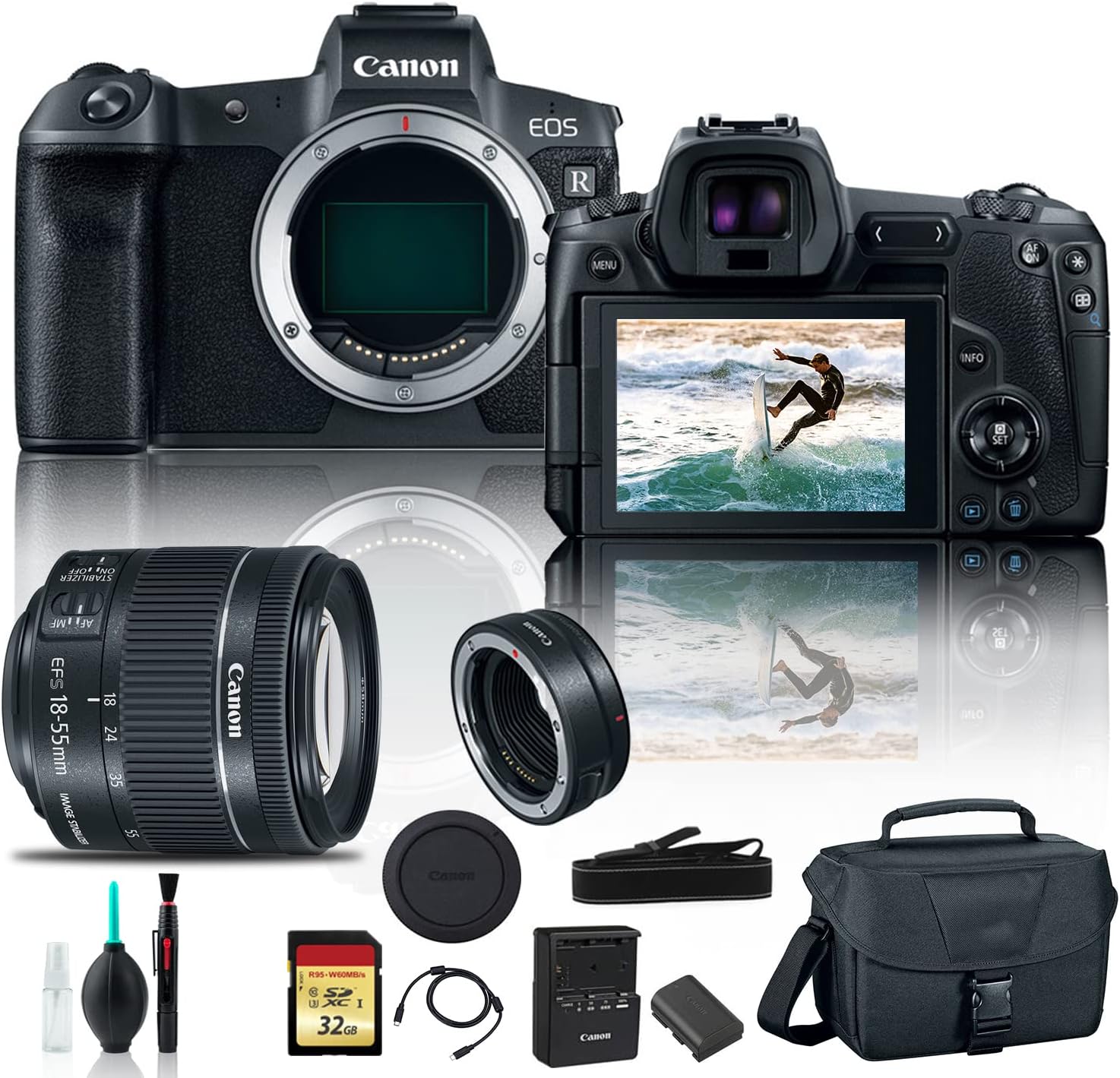 Amazon.com : Canon EOS R Mirrorless Digital Camera 3075C002 with Canon ...
