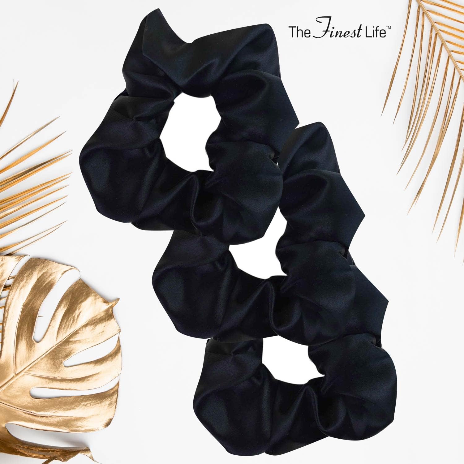 Amazon.com : SLIP Pure Silk Back to Basics Assorted Scrunchies - Auburn ...