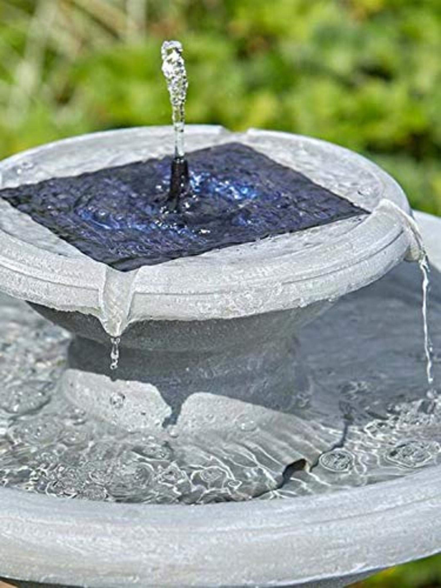 Rustic Solar Water Fountains