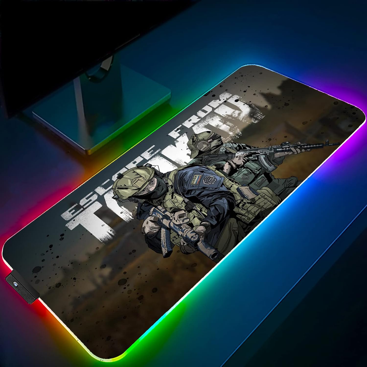 Amazon.com: Mouse Pads Game Escape from Tarkov RGB Gaming Mouse Mat ...