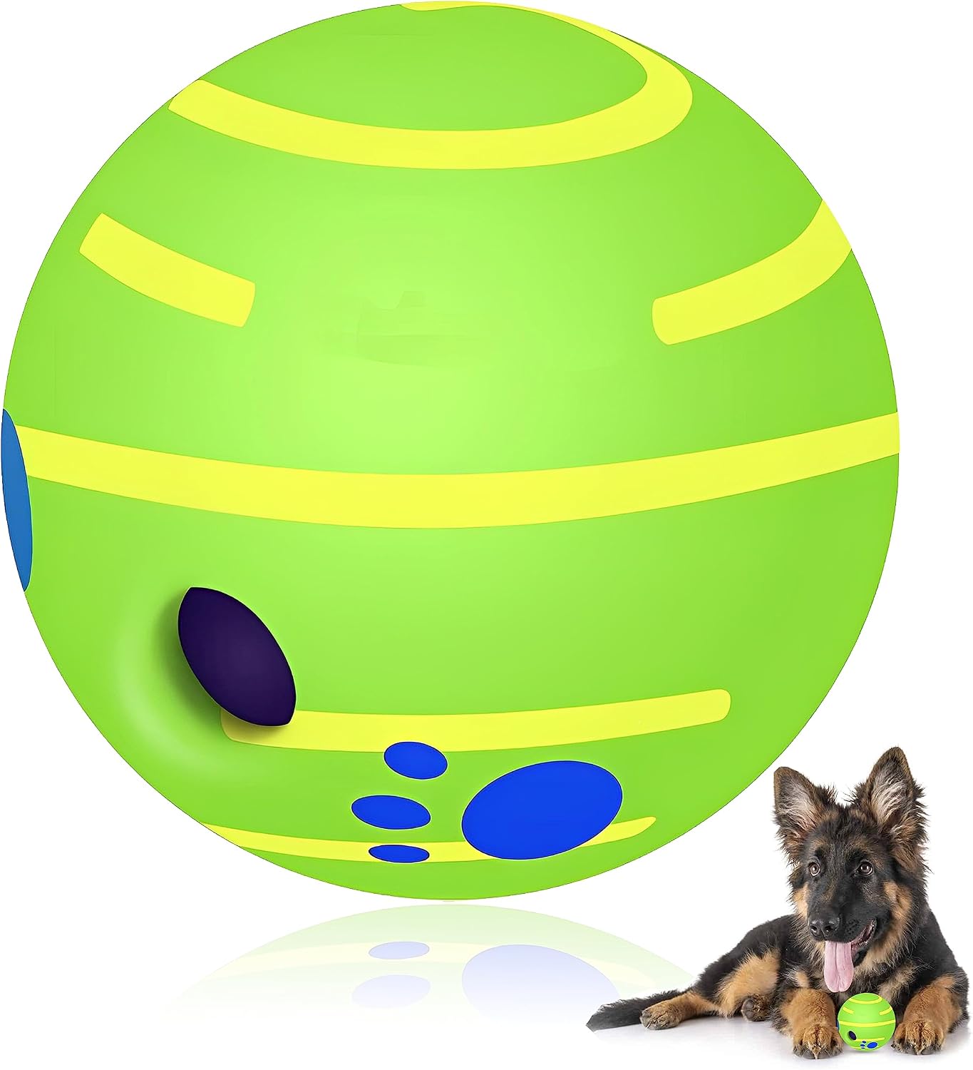 SIKARAAM Dog Balls Giggle Ball for Dogs Squeaky Balls Interactive and ...