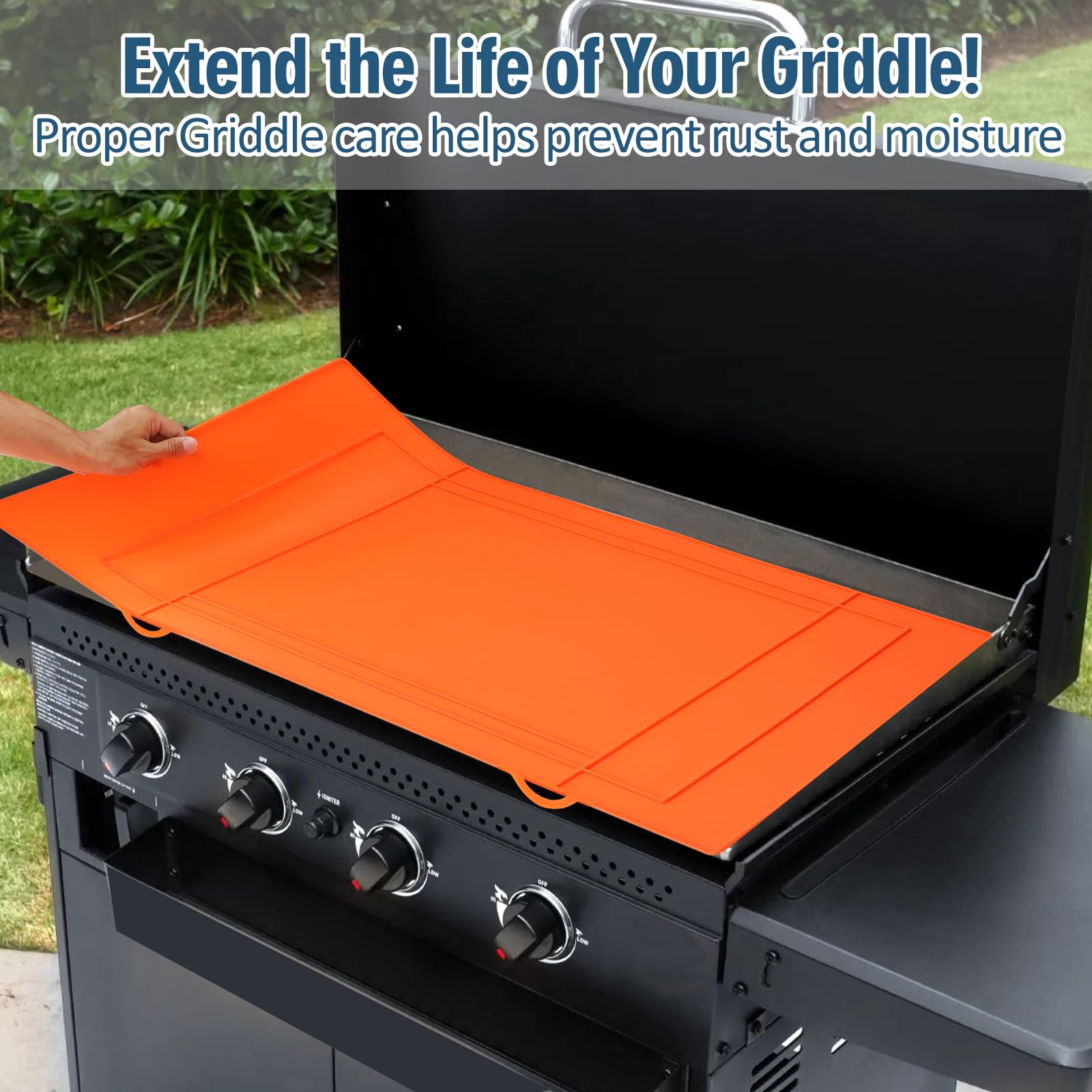 MOFEEZ Griddle Mat, Food Grade Silicone Mat, Customizable Size ...