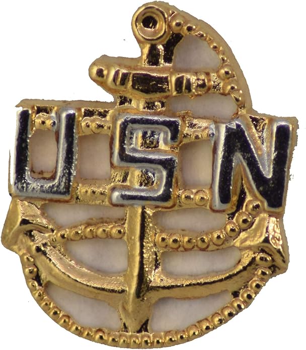 Amazon.com: USN ANCHOR LAPEL PIN OR HAT PIN - Size 1/2" - VETERAN OWNED ...
