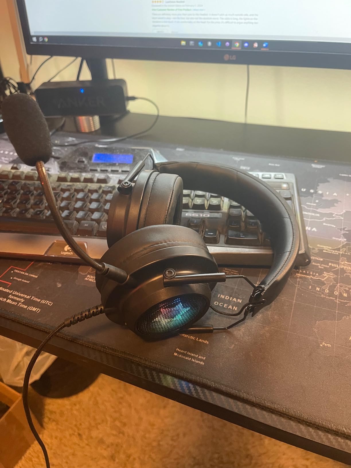 $9/mo - Finance SUNGODCOME ES09 USB Gaming Headset: 7.1 Surround Sound ...