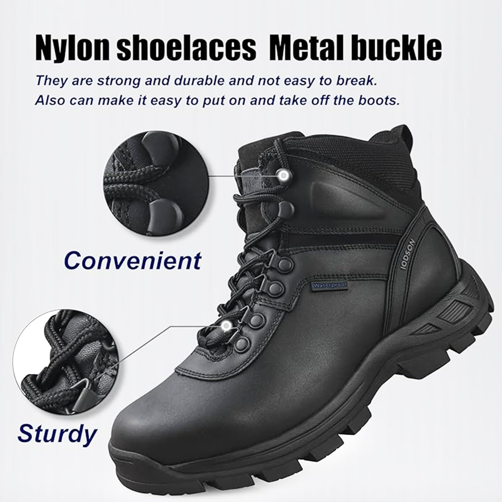 Snapklik.com : Hiking Boots Men,6 Inch Comfortable Soft Toe Outdoor ...