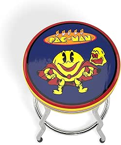 Amazon.com: ARCADE1UP Officially Licensed Adjustable Stool with Chrome ...