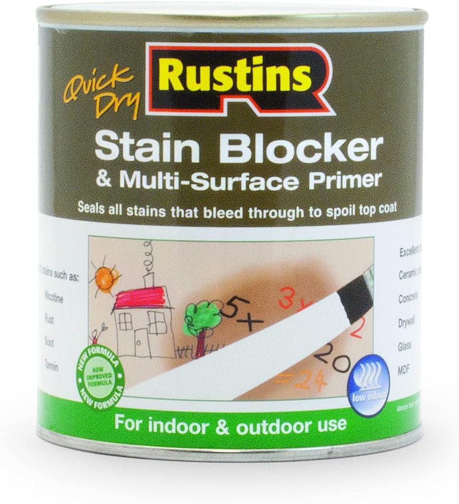 Johnstone's Paint to Block Stains - White 750ml : Amazon.co.uk: DIY & Tools