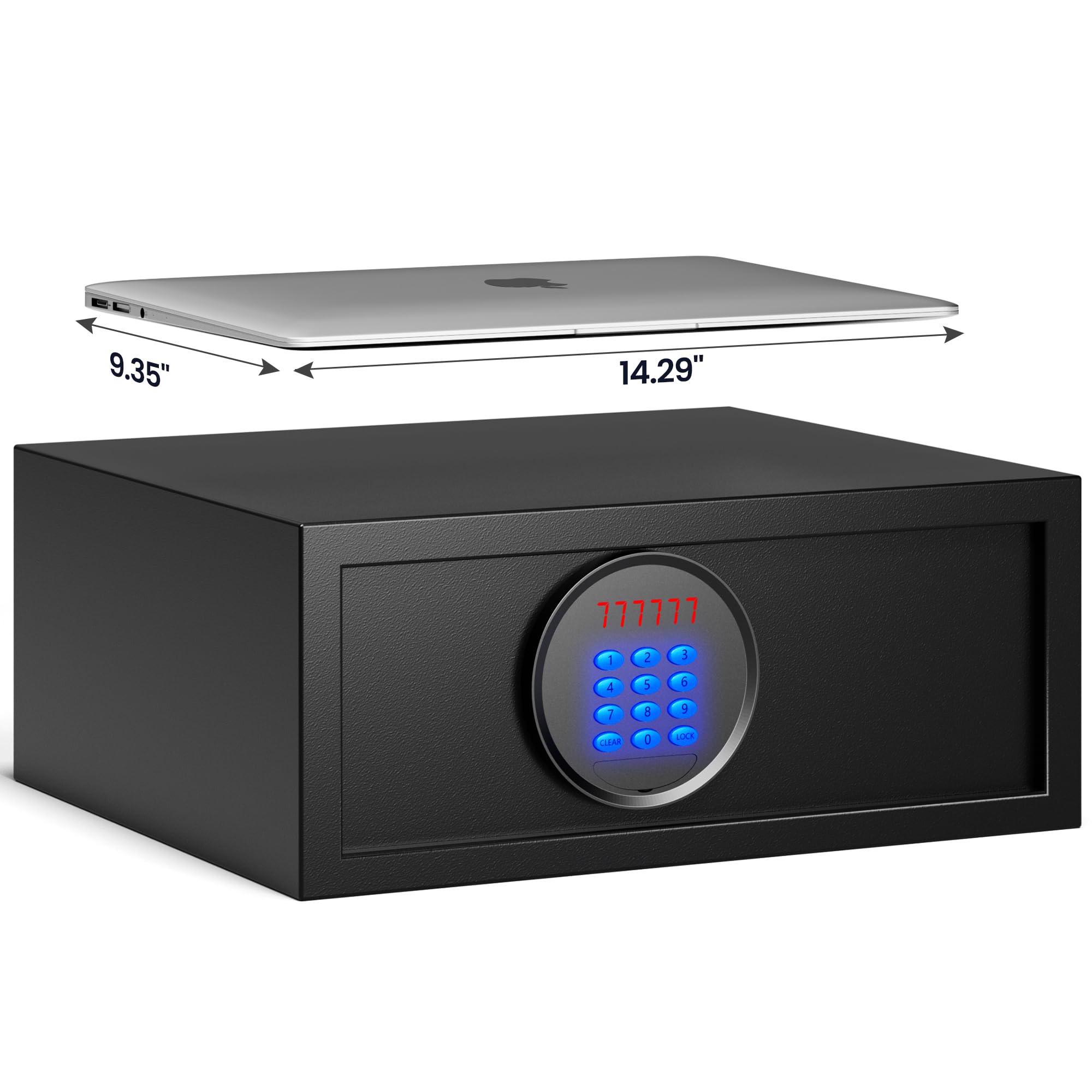 Hotel Safe Box with Administrator's Password Home Safe with Silent Mode ...