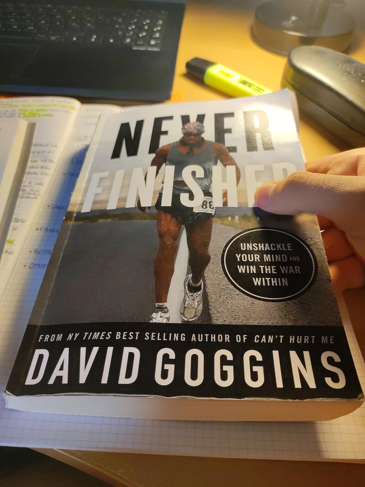 Never Finished: Unshackle Your Mind and Win the War Within : Goggins ...