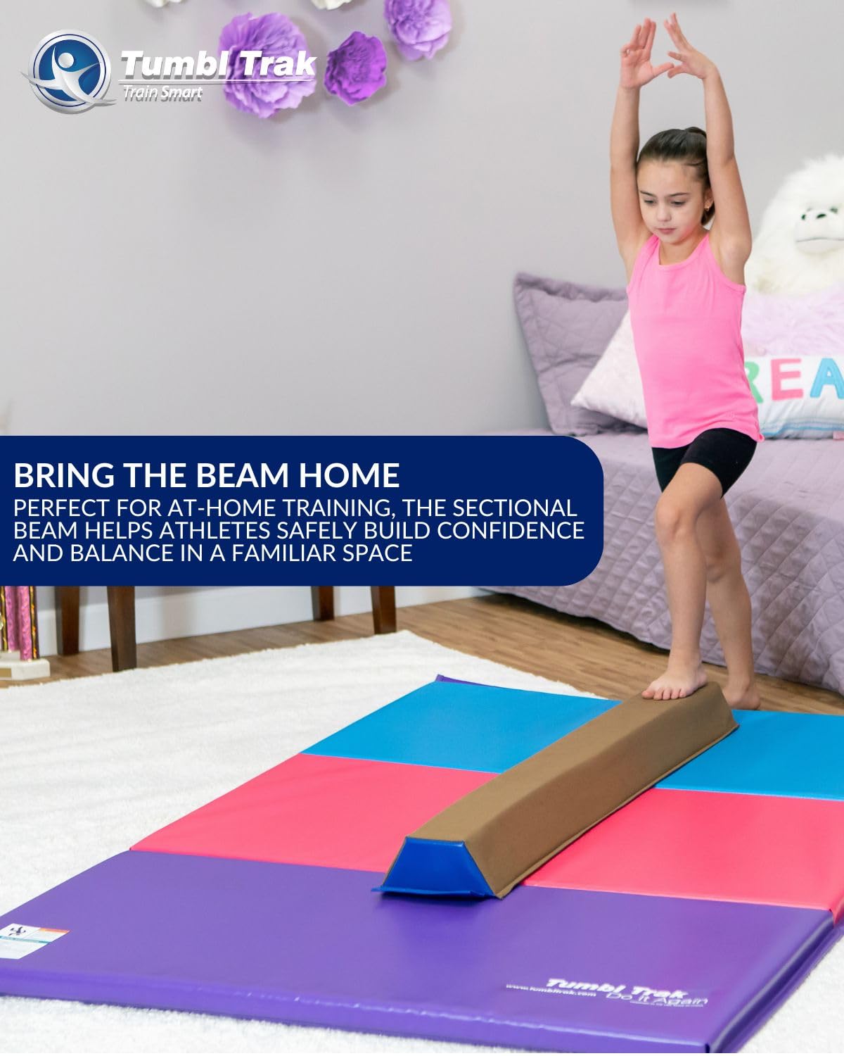 Snapklik.com : Tumbl Trak 4ft Sectional Gymnastics Training Floor ...