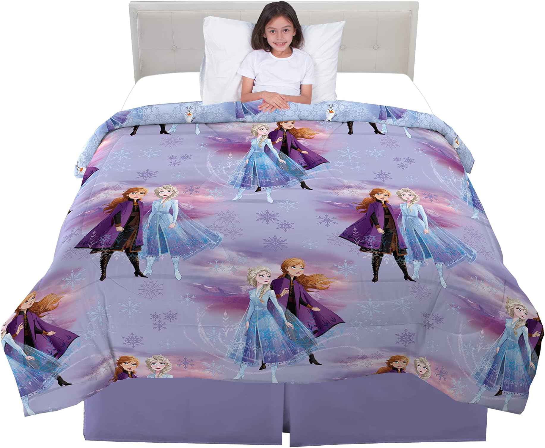 Amazon.com: Disney Frozen 2 Kids Bedding Soft Microfiber Comforter ...