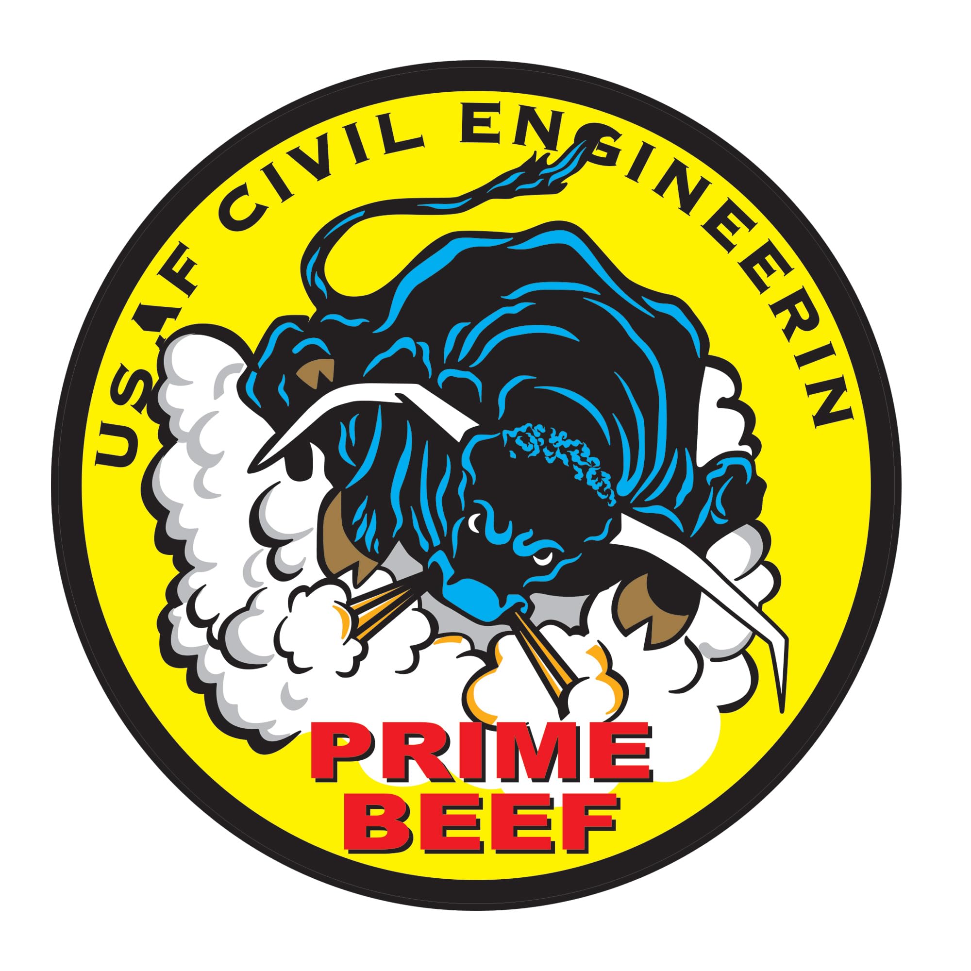 Usaf Civil Engineering Logo USAF 554th Civil Engineering Sq CES Red