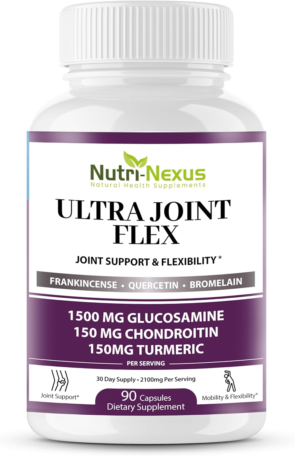 Amazon.com: NUTRI-NEXUS Joint Support Supplement with Glucosamine Chondroitin MSM Turmeric ...