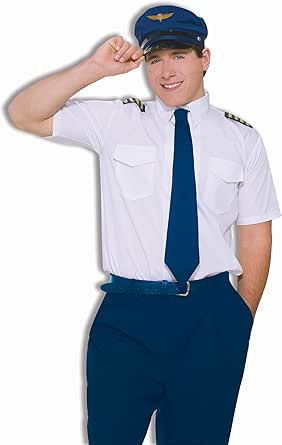 Amazon.com: Forum Novelties Men's Co-Pilot Airline Pilot Uniform ...