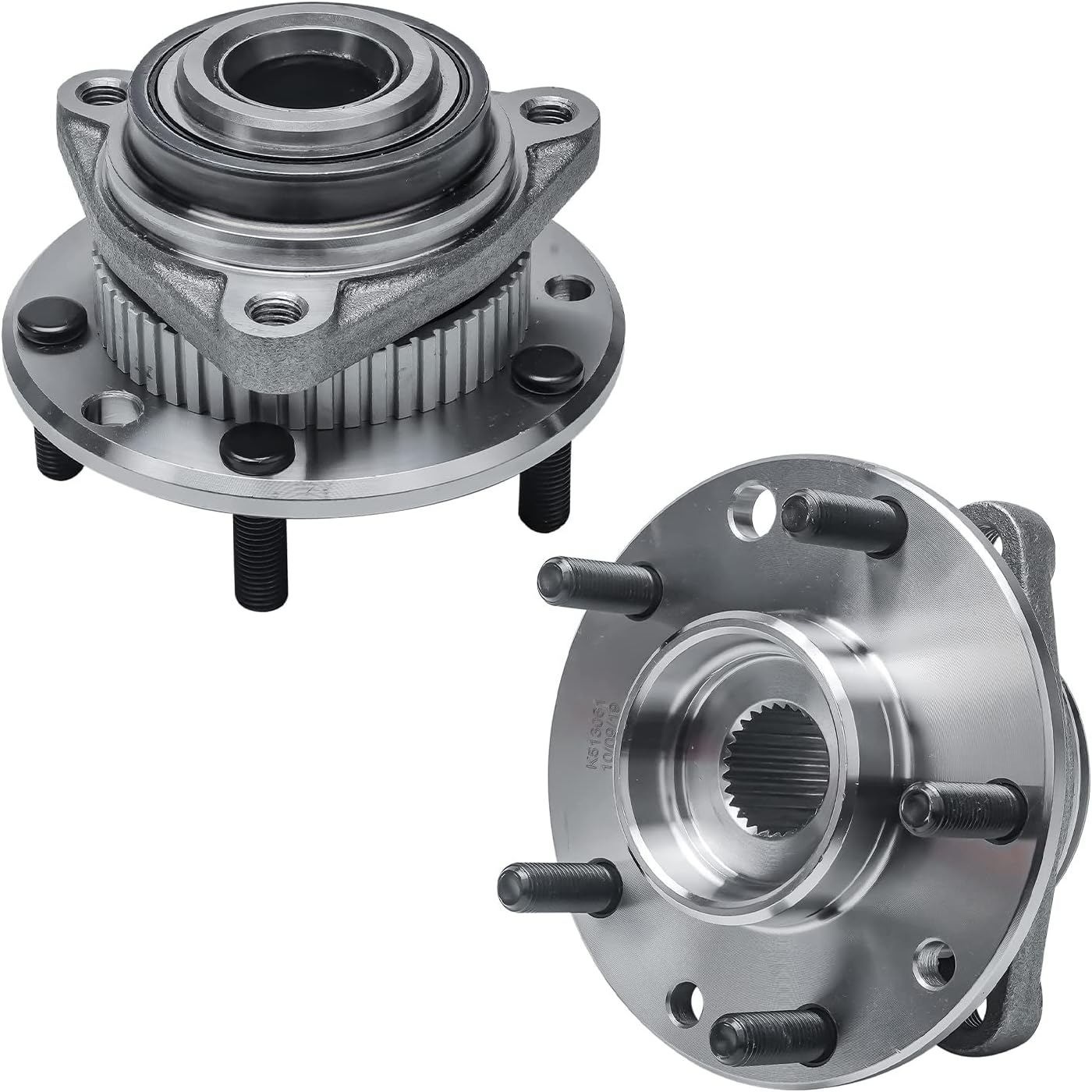 Amazon.com: Autoround 513124 4WD Pair Front Wheel Hub and Bearing ...