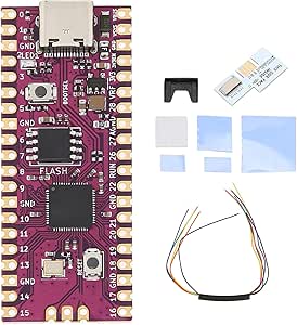 Amazon.com: for Pico Flexible Microcontroller Board Based on The RP2040, Dual Core Arm Cortex ...