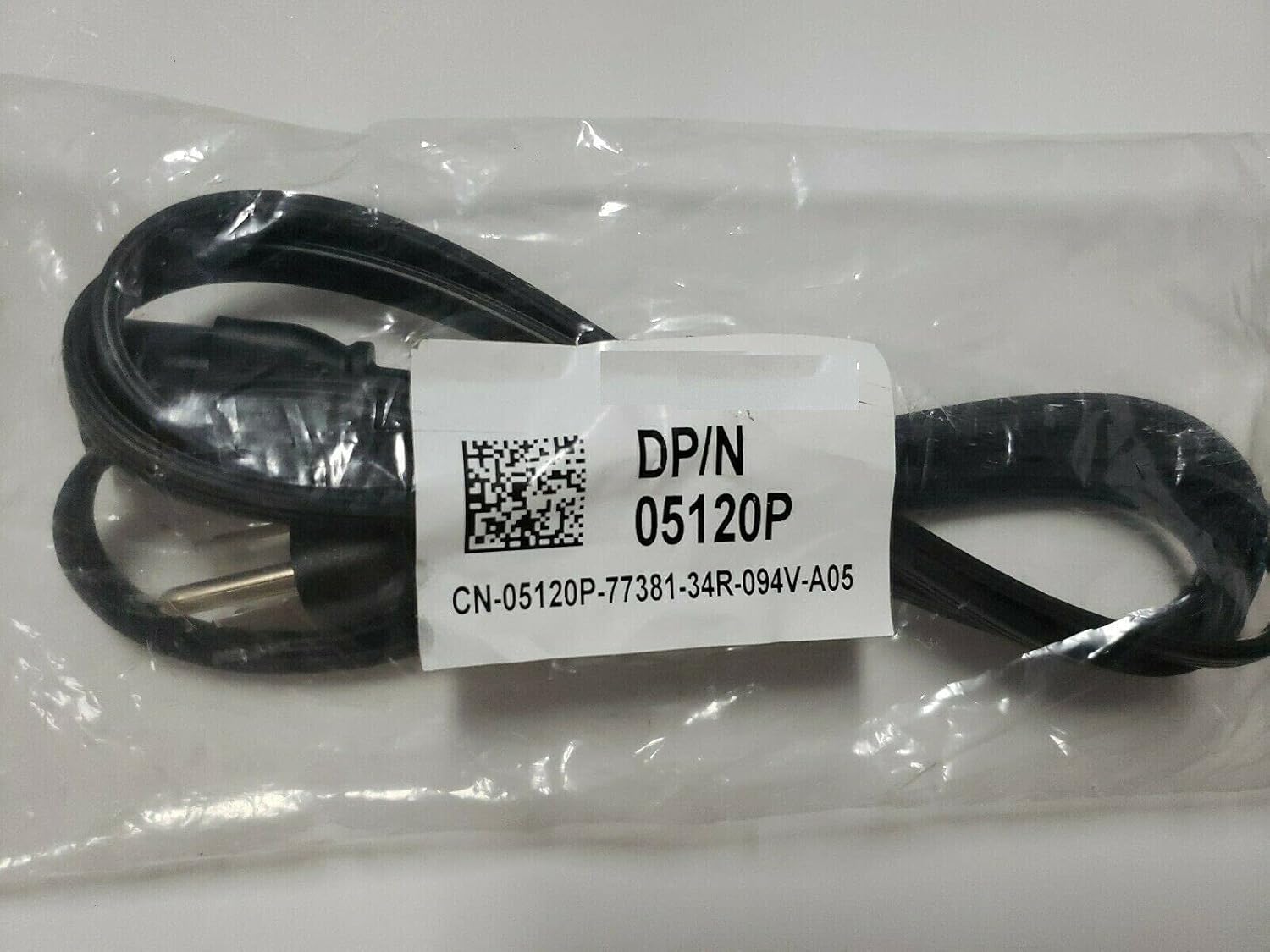 Amazon.com: DELL 5120P 6Ft 3 Prong Power Cord, Computer/Monitor 6 Ft ...