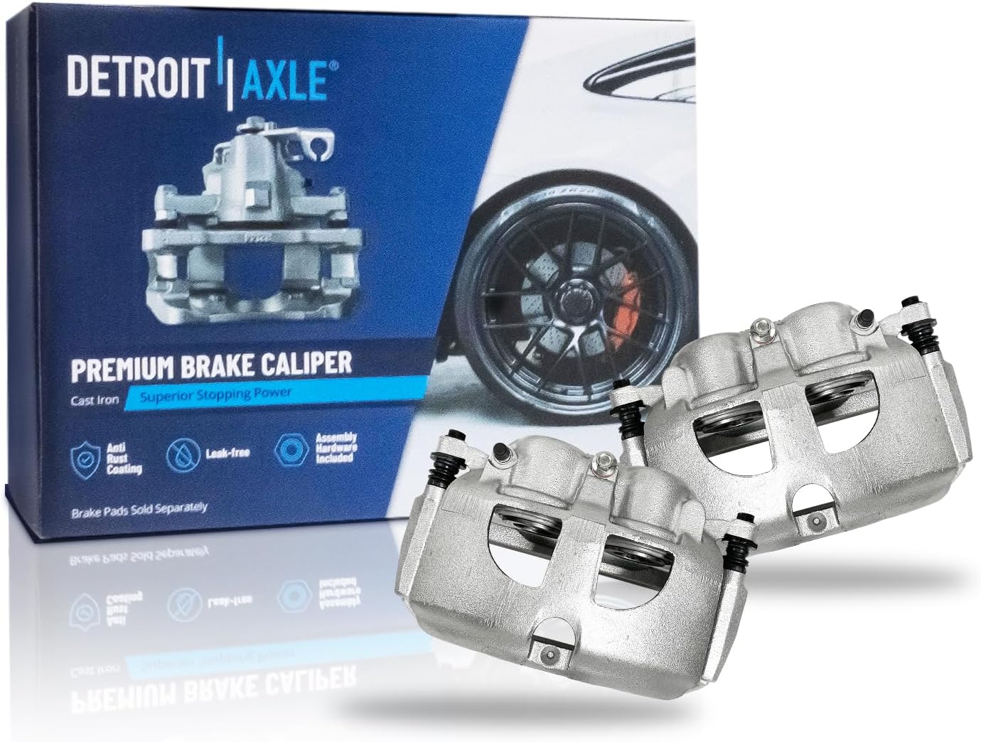 Amazon.com: Detroit Axle - Rear Brake Calipers with Brackets ...